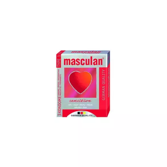 Masculan TYPE 1 Sensitive – 3 Kondoma