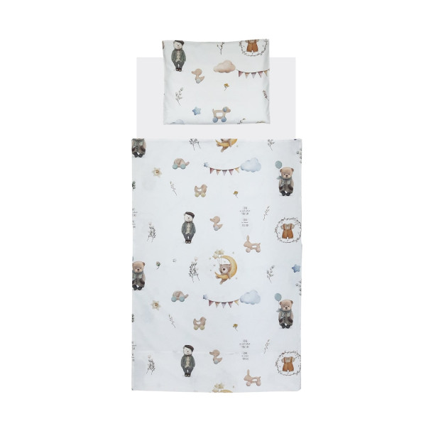 Baby textil posteljina "Retro mede", 3/1, 80x120