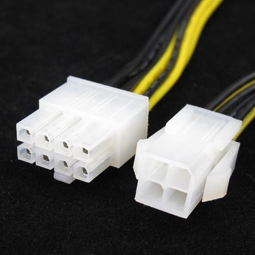 4-Pin to 8-Pin (EPS12V) Connector Cable (20cm)