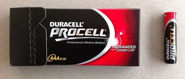 Duracell Procell 10xAAA (industrijske alkalne baterije)