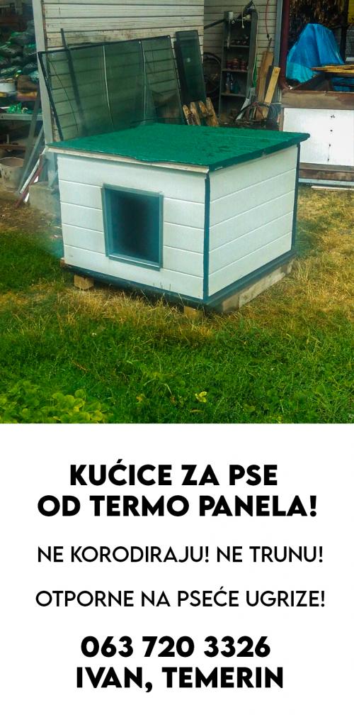 Kucice za pse od termo panela