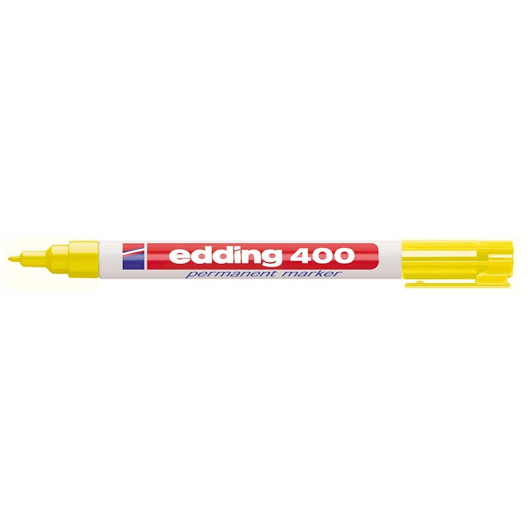 Marker permanent E-400 1mm žuta Edding