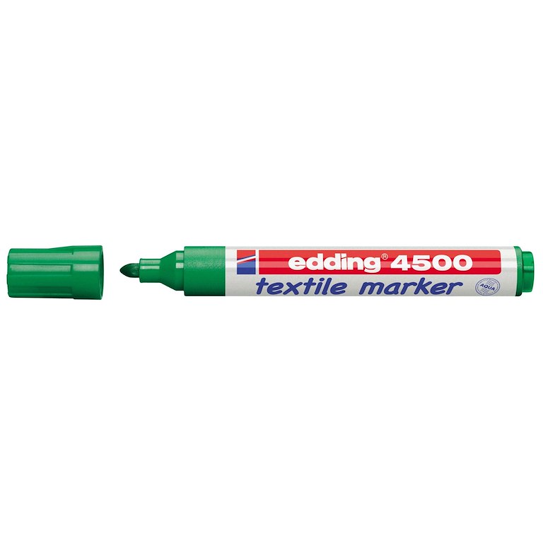 Vodootporni marker T-SHIRT E-4500 2-3mm zelena Edding