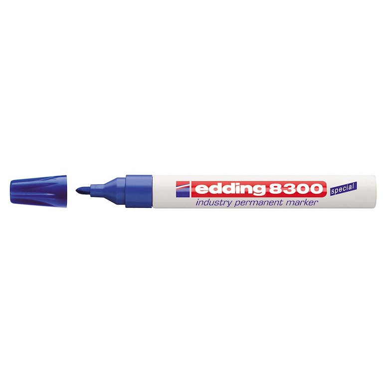 Industrijski permanent marker E-8300 1,5-3mm plava Edding
