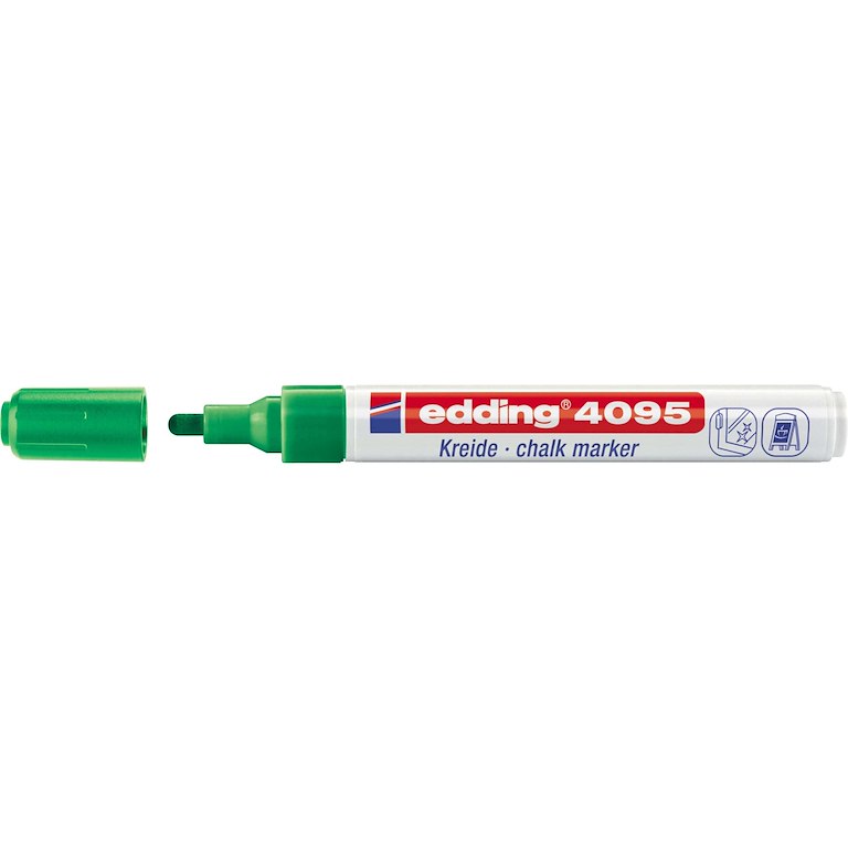 Marker za staklo CHALK MARKER E-4095 2-3mm zelena Edding