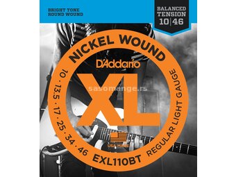 D'Addario EXL110BT žice za električnu gitaru 10-46