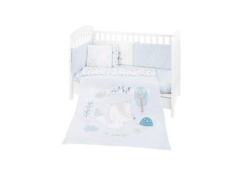 Kikka Boo Posteljina sa ogradicom za bebi krevetac 6 pcs 60x120cm Little Fox KKB60107