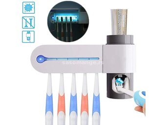 UV sterilizator i držač četkica za zube + dozer za pastu