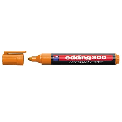Marker permanent 300 1,5-3mm, zaobljeni narandžasta Edding