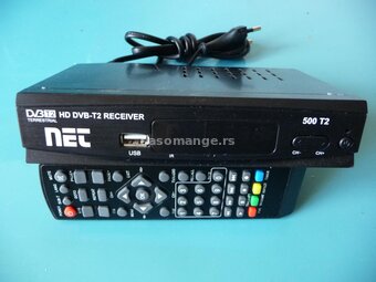NET 500 T2 DVB T2 HD Risiver za prijem zemaljske TV