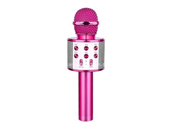 Mikrofon mikrofoni bežični Blutut Bluetooth 858 pink