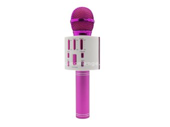 Mikrofon mikrofoni bežični Blutut Bluetooth V8 pink