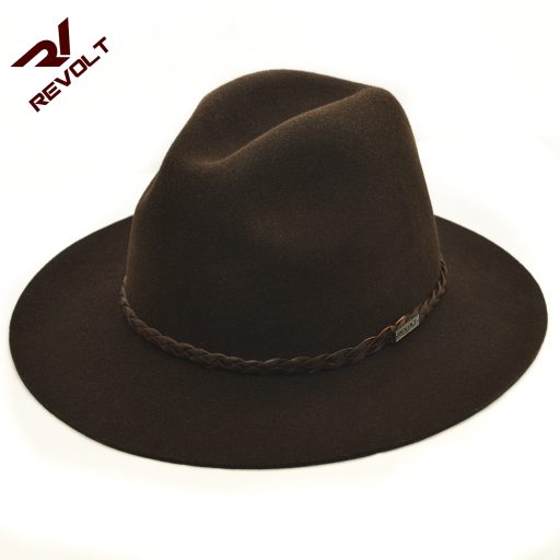 Fedora braon šešir vuneni filc online i direktna prodaja