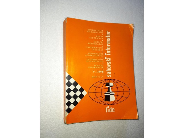 ŠAHOVSKI INFORMATOR FIDE 1989 god.