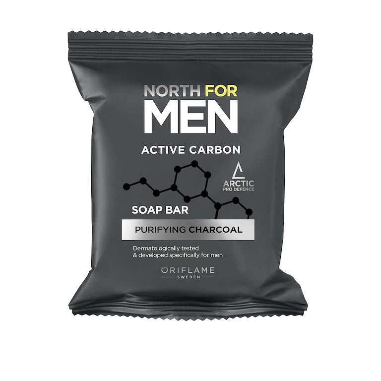 NORTH FOR MEN
North For Men sapun sa aktivnim ugljem