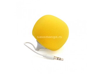 Zvučnik zvučnici na 3.5mm audio aux priključak žuti