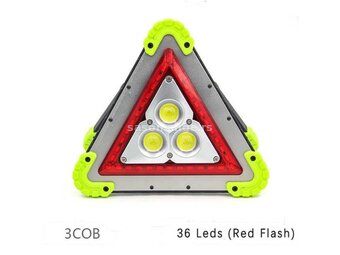 3xCOB LED - Svetlosni trougao za upozorenje na putu