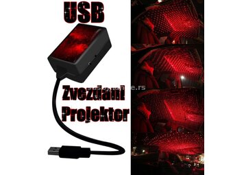 NADOGRAĐENI Zvezdani MINI USB Projektor za Automobile