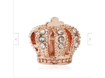 Roze Gold kao Pandora stil ukras za narukvice i ogrlice 144
