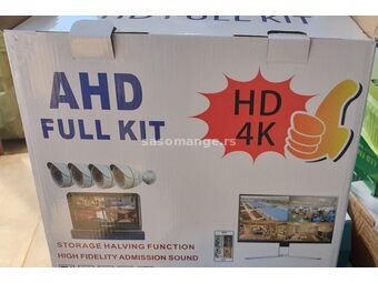 Video nadzor 5mpx HD4K full hd set 4kam NOVO