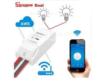 Sonoff dual wifi prekidac dupli dva releja
