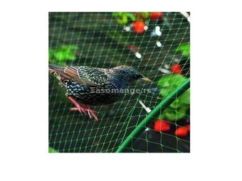Zaštitna mreža protiv ptica PVC 5x10 m 50 kvadrata