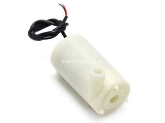 Mini potapajuća pumpa za vodu 3-5V DC 80-100L/h (bela) USB