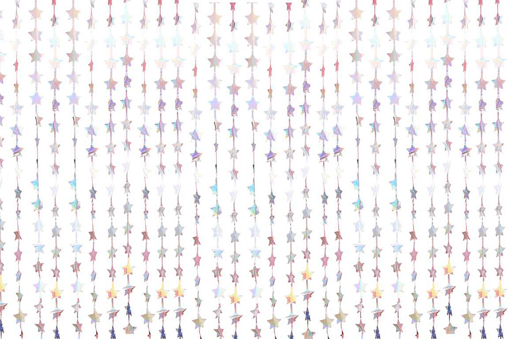 Presijavajuće zvezdice zavesa – 120x220cm