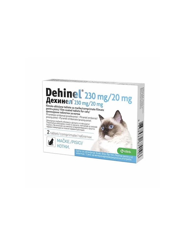 Dehinel Cat tablete 230 mg/20 mg