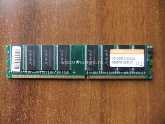 Infinity DDR1 memorija 1GB 400 MHz+GARAN