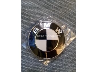 BMW Znak Za Haubu Crno-Beli 82mm