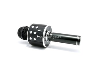 Mikrofon za karaoke bežični bluetooth 858 crna
