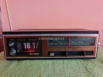 RC-1001 - stari radio budilnik sa flip satom