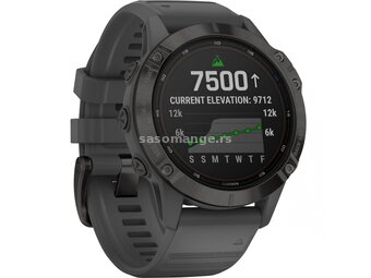 Garmin fenix 6 Pro Solar activity meter sports watch, black