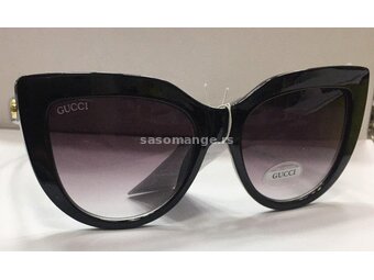 Naočare za sunce Gucci - mačkaste deblje - crne
