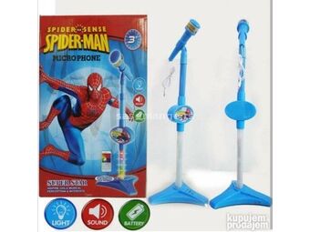 Spiderman mikrofon sa podesivim stalkom