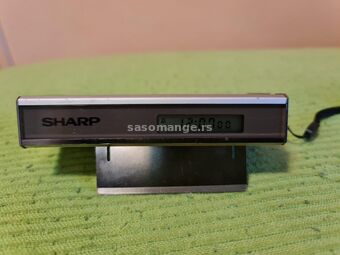 SHARP CT-660G - stari retro stoni sat-budilnik koji govori