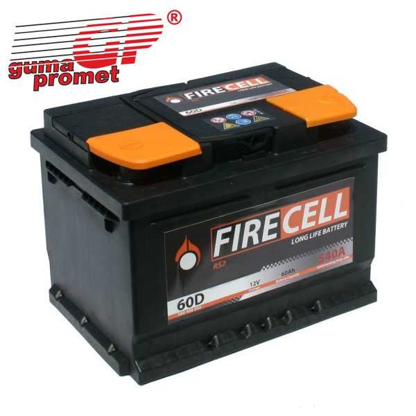 Akumulator Firecell 12V 60Ah D+ RS2