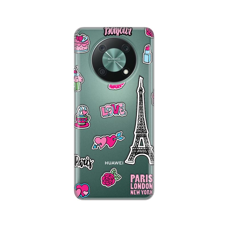 Maskica Silikonska Print Skin za Huawei Nova Y90 Love Paris