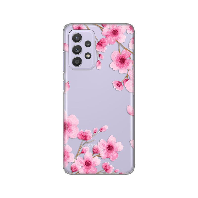 Maskica Silikonska Print Skin za Samsung A525F/A526B/A528B Galaxy A52 4G/A52 5G/A52s 5G Rose Flowers