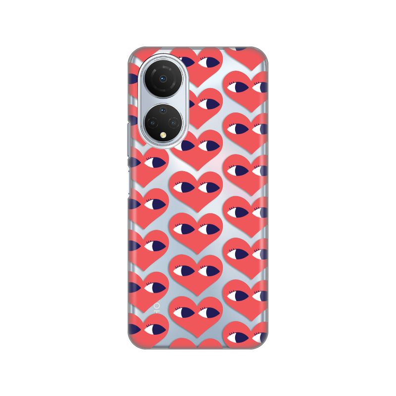 Maskica Silikonska Print Skin za Honor X7 Eye Heart Pattern