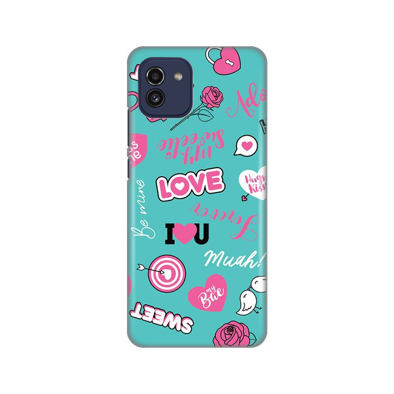 Maskica Silikonska Print za Samsung A035G Galaxy A03 Love