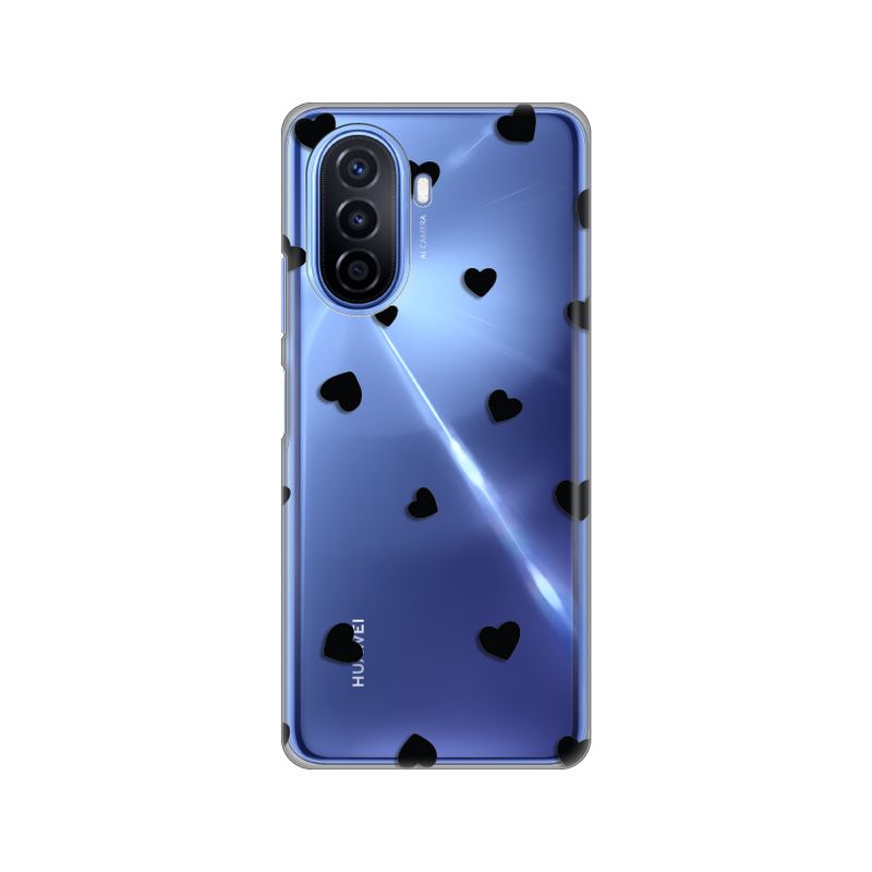 Maskica Silikonska Print Skin za Huawei Nova Y70/Y70 Plus Hearts