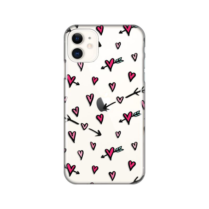 Maskica Silikonska Print Skin za iPhone 11 6.1 Heart Pattern