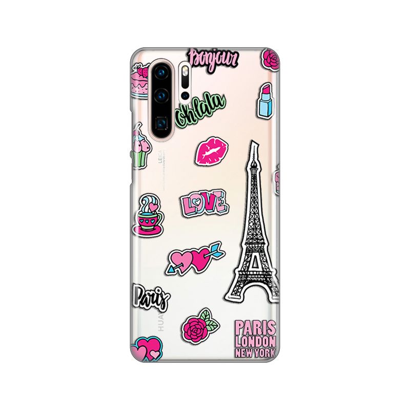 Maskica Silikonska Print Skin za Huawei P30 Pro Love Paris