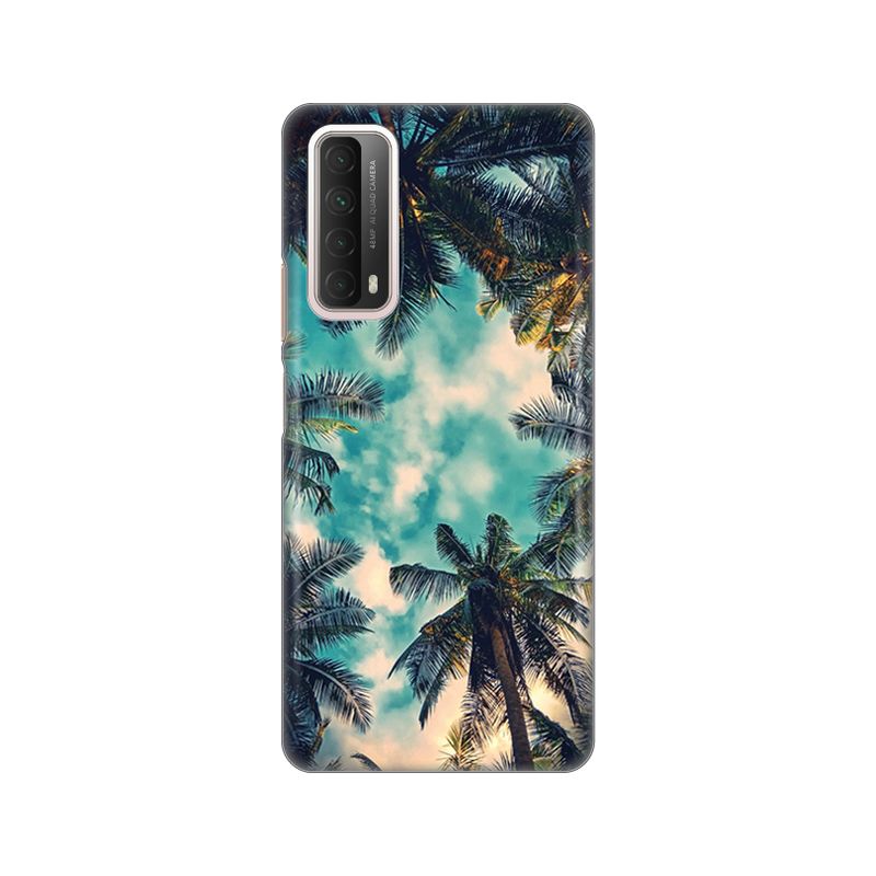 Maskica Silikonska Print Skin za Huawei P Smart 2021 Palm tree