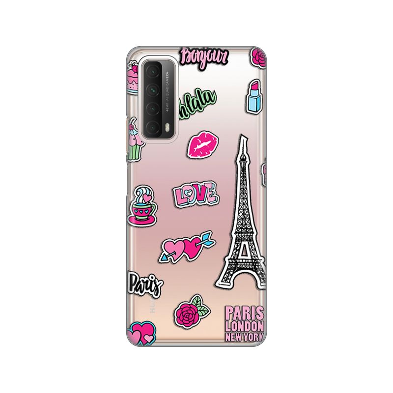 Maskica Silikonska Print Skin za Huawei P Smart 2021 Love Paris