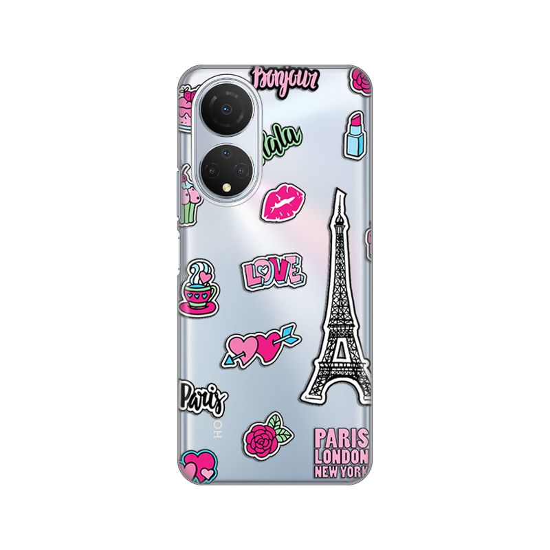 Maskica Silikonska Print Skin za Honor X7 Love Paris