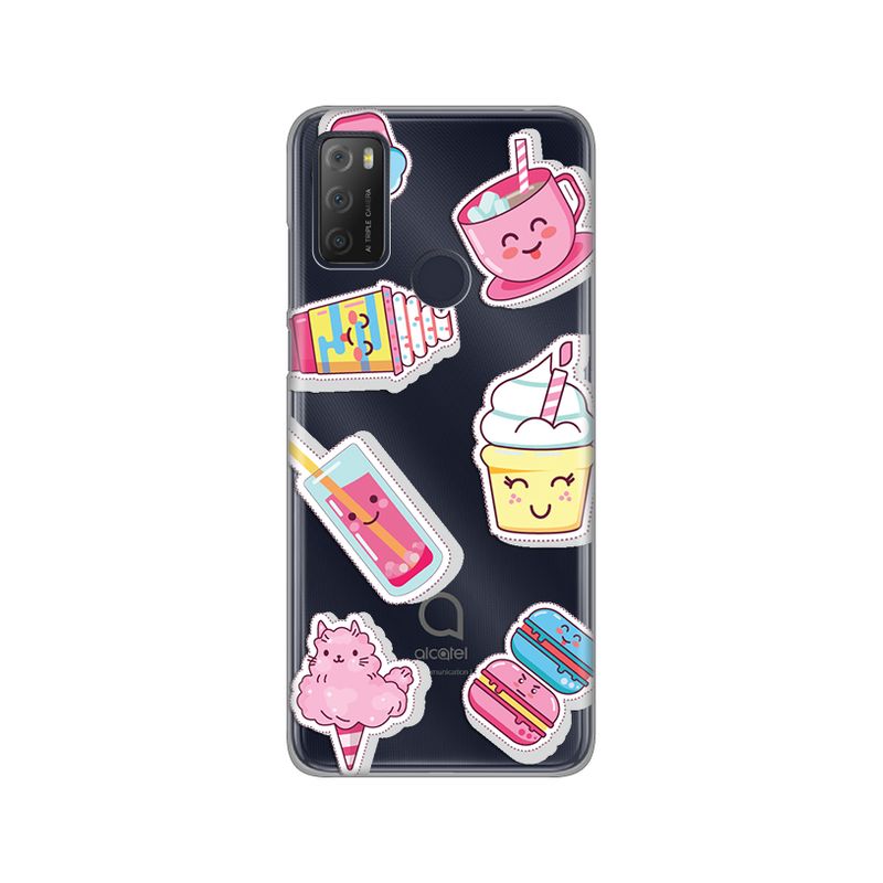 Maskica Silikonska Print Skin za Alcatel 1S 2021/3L 2021/A1 Alpha 21 Ice cream