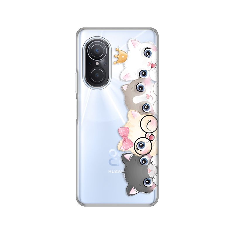 Maskica Silikonska Print Skin za Huawei Nova 9 SE Cats